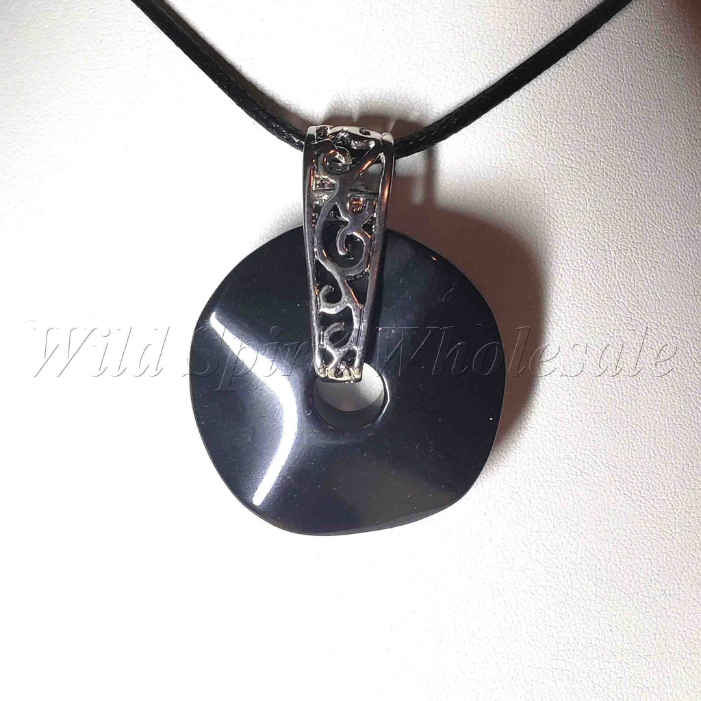 40mm 'Wavy' Donut Pendant – Wild Spirit Wholesale
